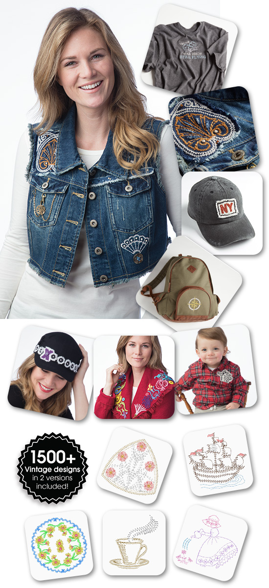 DIME Inspiration Vintage Embroidery Software – Ready Set Sew